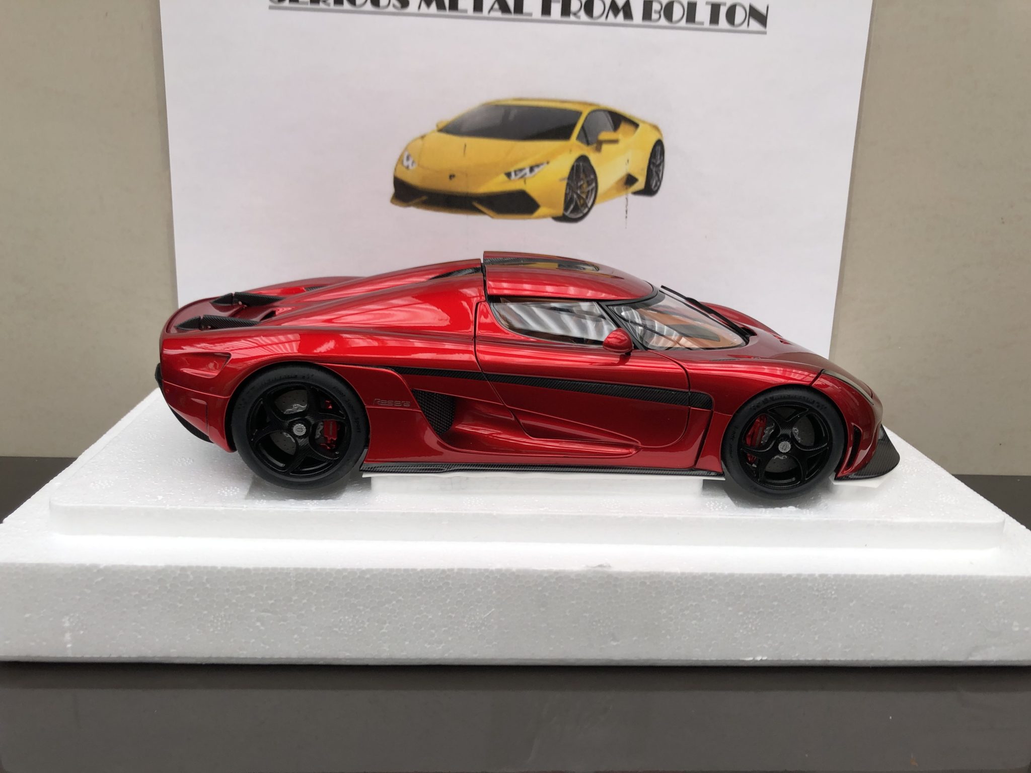 AUTOART 79026 KOENIGSEGG REGERA CANDY RED 2016 1:18 – Serious Metal ...