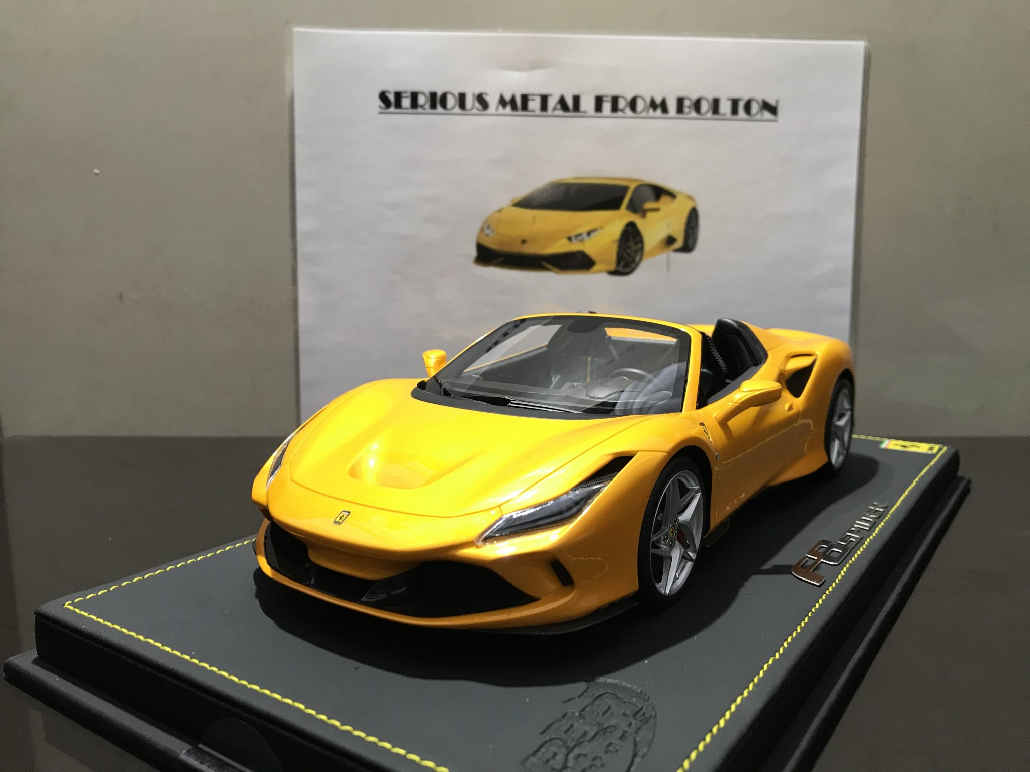BBR P18183C FERRARI F8 TRIBUTE SPIDER YELLOW L/EDITION 1:18 – Serious ...