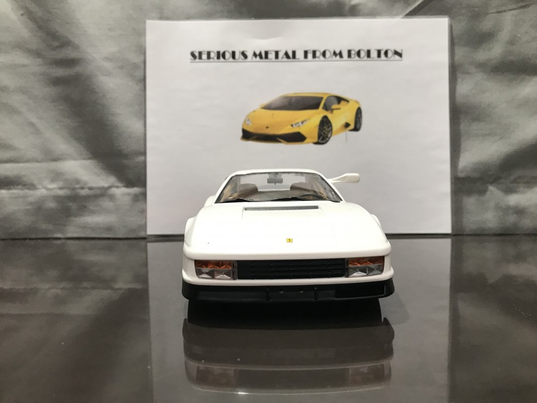 KK SCALE MODELS 180502W FERRARI TESTAROSSA US VERSION 1984 WHITE 1:18 ...