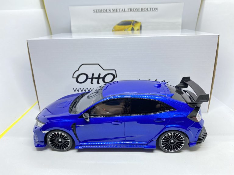 OTTO OT987 HONDA CIVIC FK8 TYPE R MUGEN BLUE METALLIC 1:18 SCALE ...