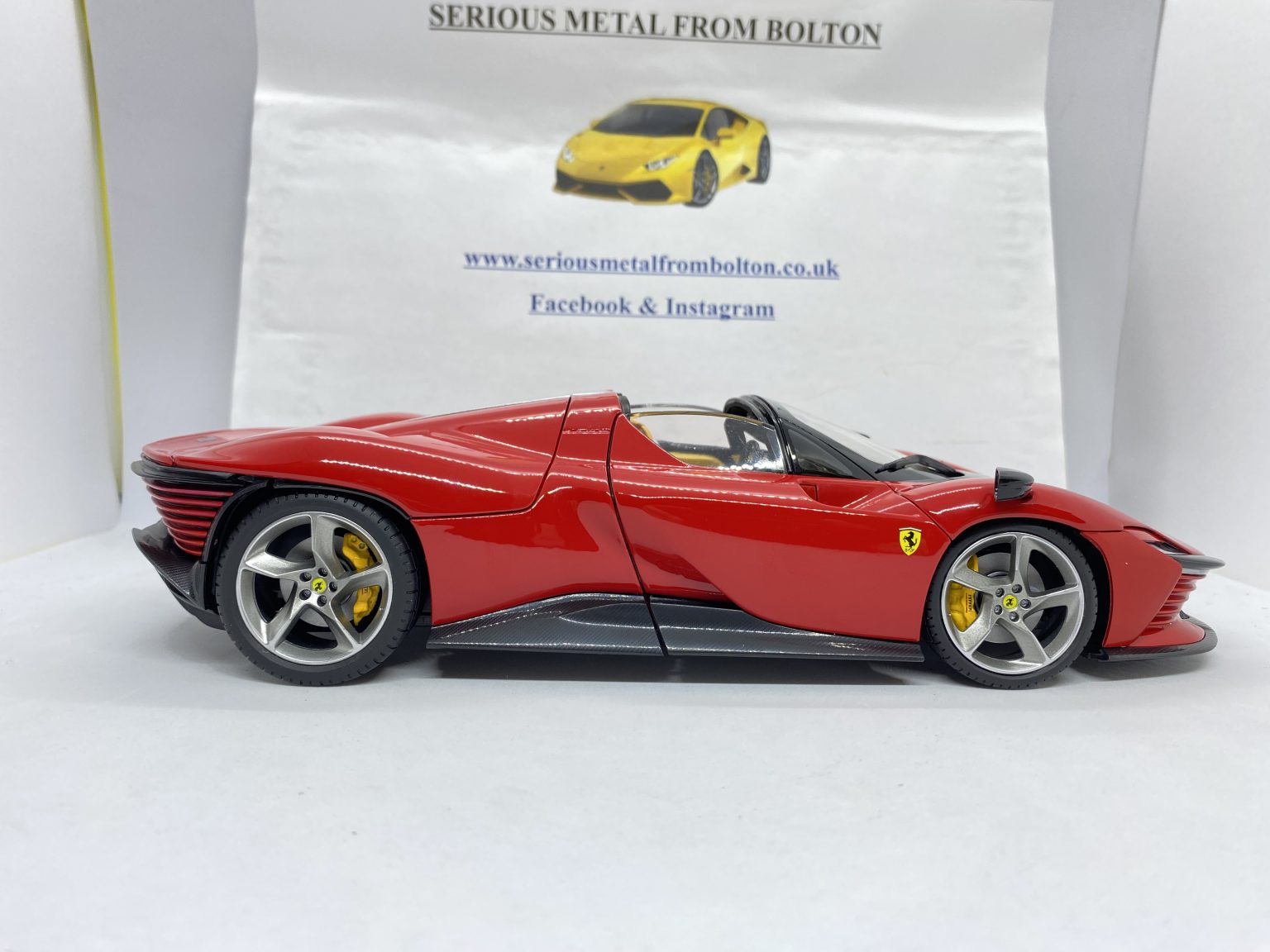BBURAGO 16912R SIGNATURE SERIES 2022 FERRARI DAYTONA SP3 SPIDER CLOSED ...