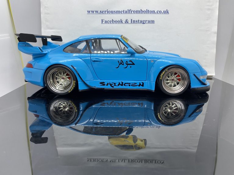 SOLIDO 1808501 PORSCHE 964 RWB BODY KIT SHINGEN 2018 BLUE 1:18 SCALE ...