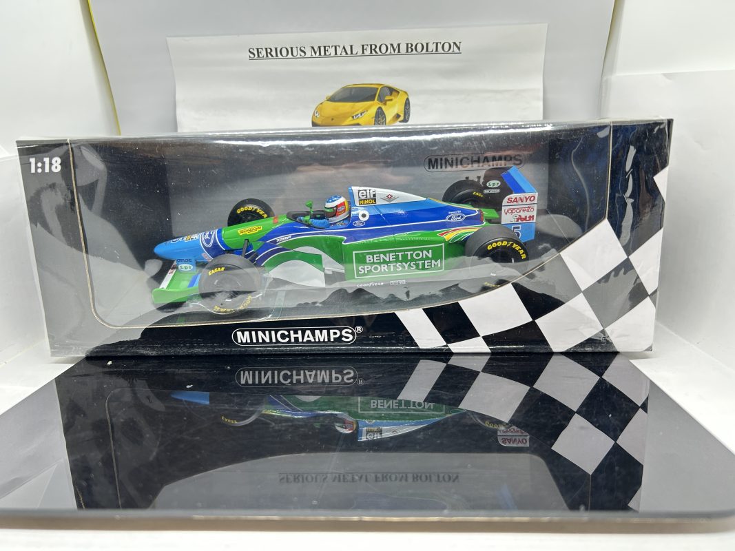 MINICHAMPS 100940005 1994 BENETTON FORD B194 #5 MICHAEL SCHUMACHER 1:18 ...