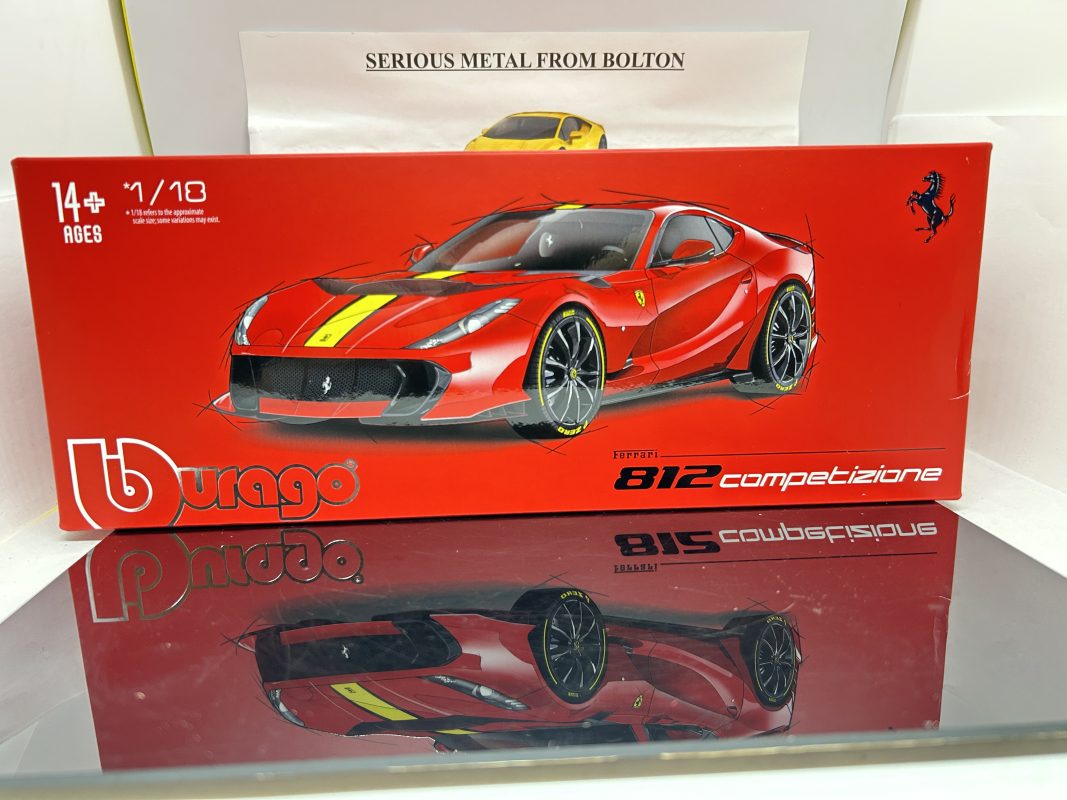 BBURAGO 16915 SIGNATURE SERIES 2021 FERRARI 812 COMPETIZIONE RED ...