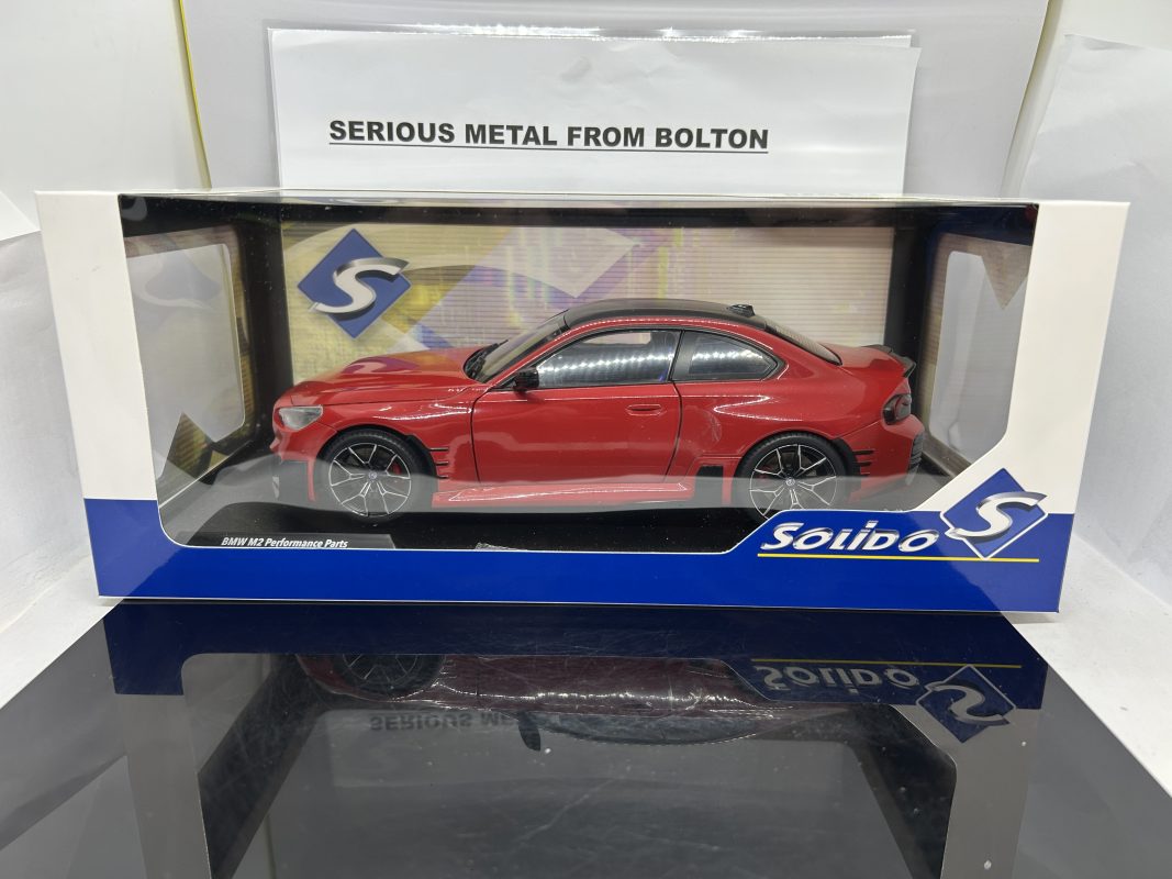 SOLIDO 1812902 2024 BMW M2 (G87) PERFORMANCE TORONTO RED 1:18 SCALE ...